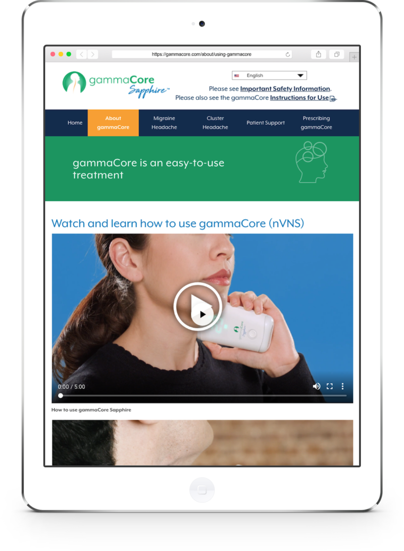 electroCore and gammaCore | Clients | GoMo Health