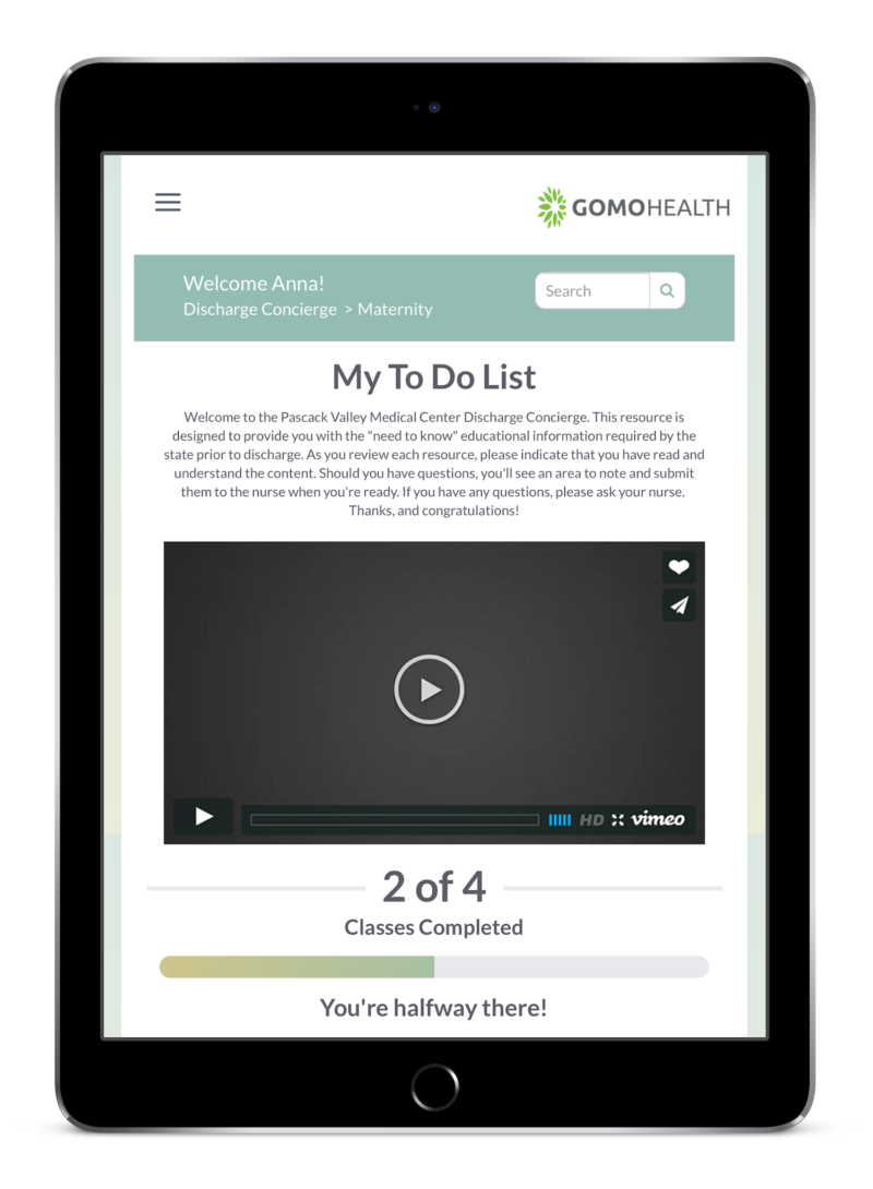 Discharge Concierge™ | Concierge Care® | GoMo Health