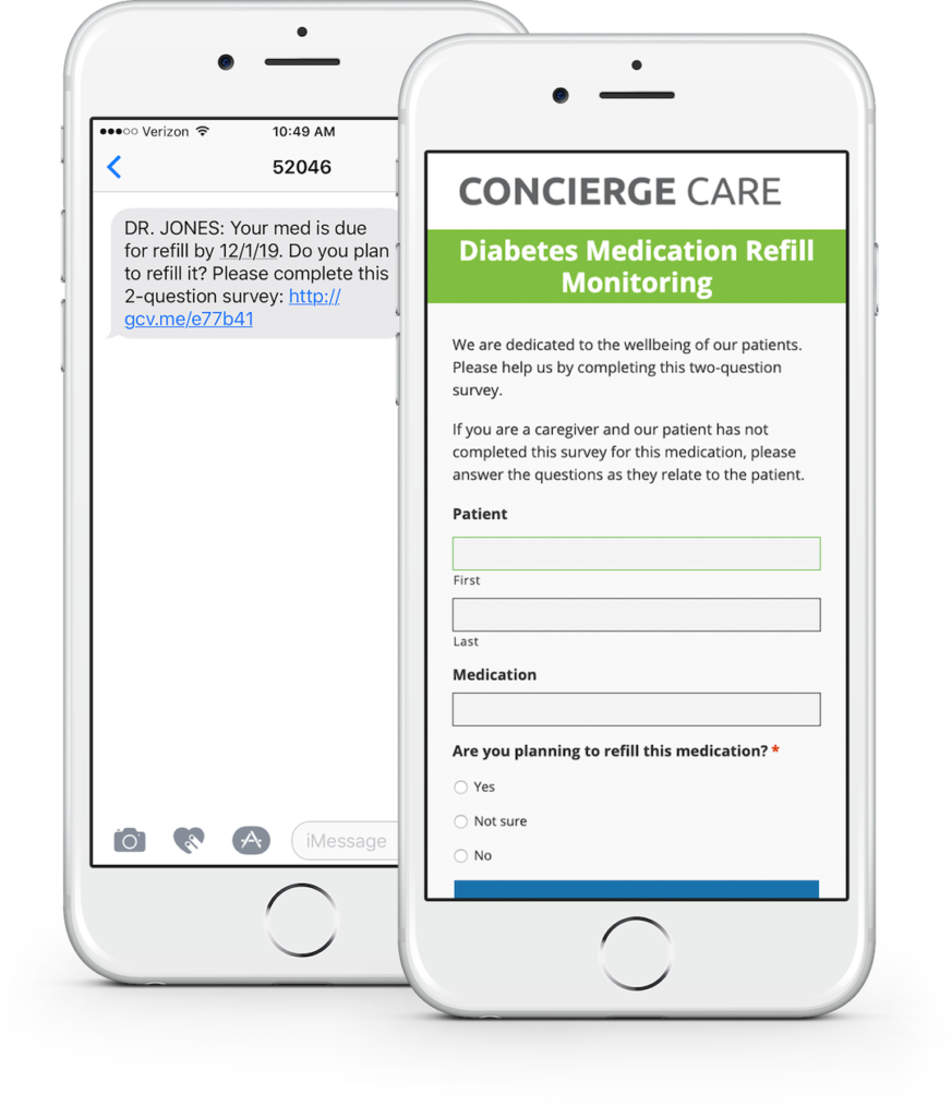 Optimus Medication Refill Reminder Text and Survey | GoMo Health