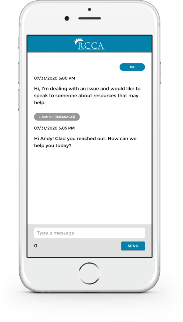 RCCA | Regional Cancer Care Associates | Oncology Chat